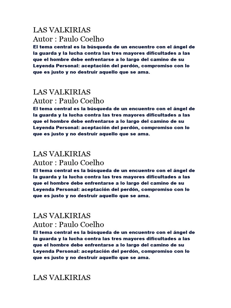 Las Valkirias | PDF | Religión y espiritualidad