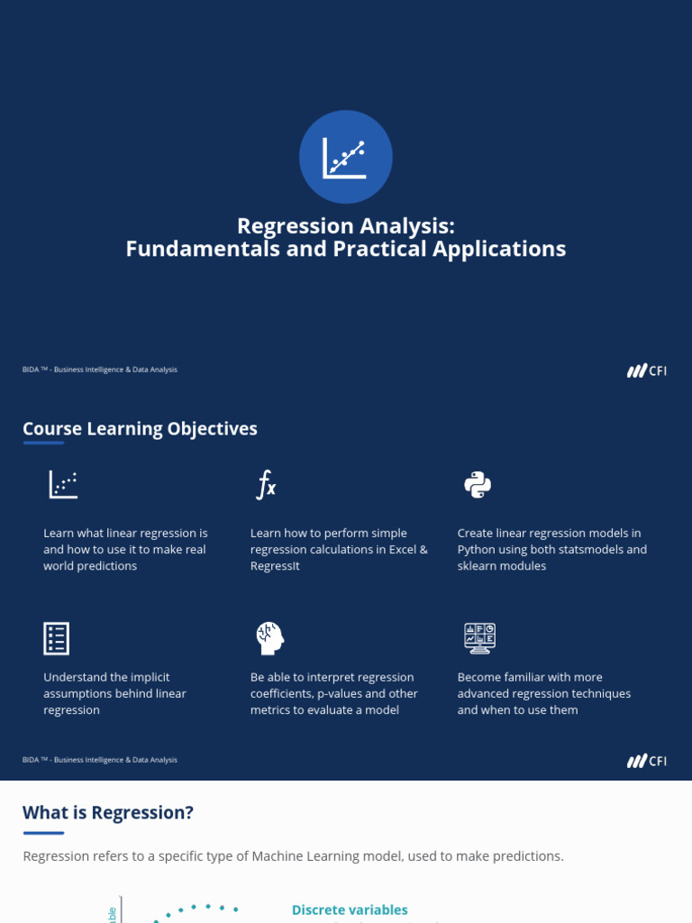 Course Slides Regression Analysis Pdf Errors And Residuals Linear Regression 5290