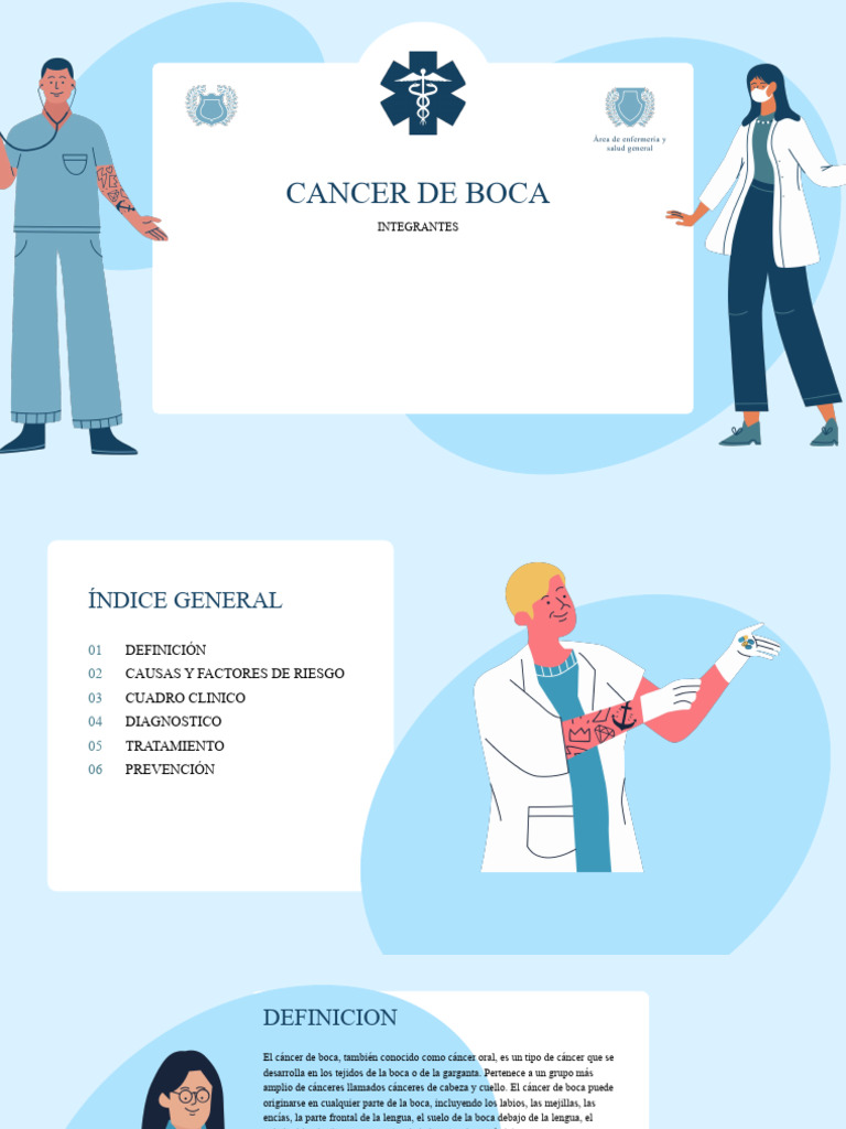 Cáncer de Boca: Causas y Prevención | PDF | Cáncer | Medicina CLINICA