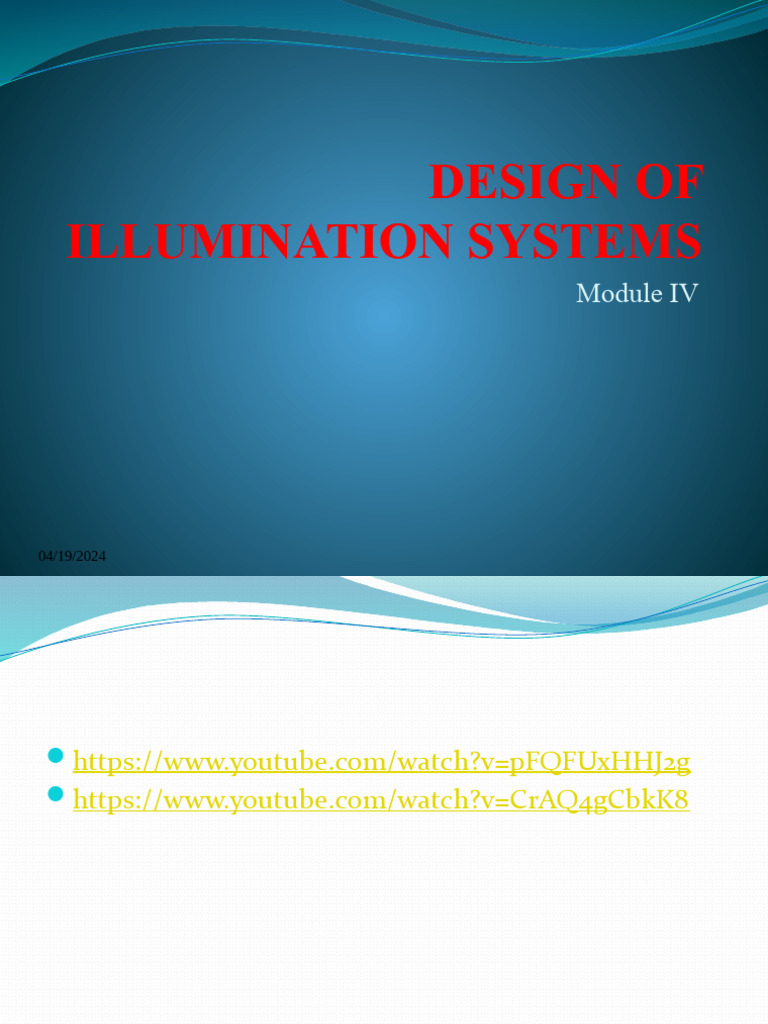 Design of Illumination Systems | PDF | Incandescent Light Bulb | Light ...