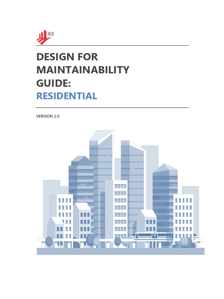 Design For Maintainability Guide Residential (Version 2 0) | PDF | Roof | Wall