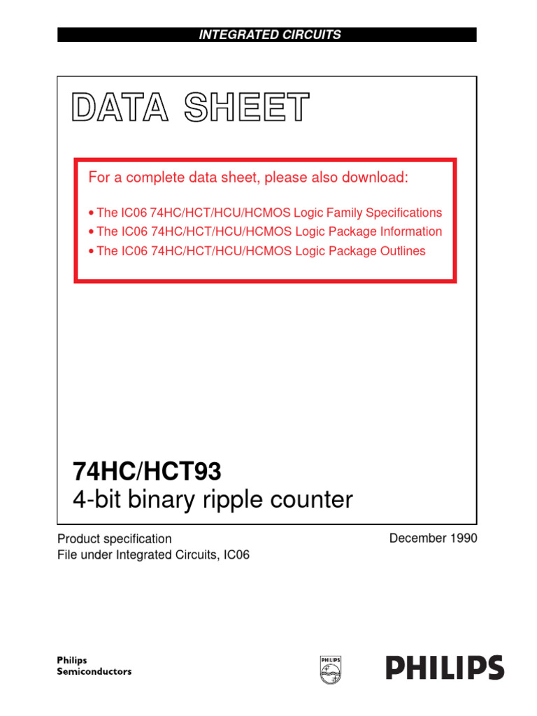 4-Bit Ripple Counter Specs | PDF | Logic Gate | Electronic Design