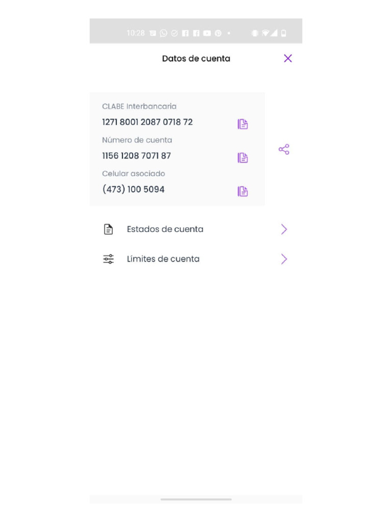 Cuenta Bancaria y Clabe | PDF