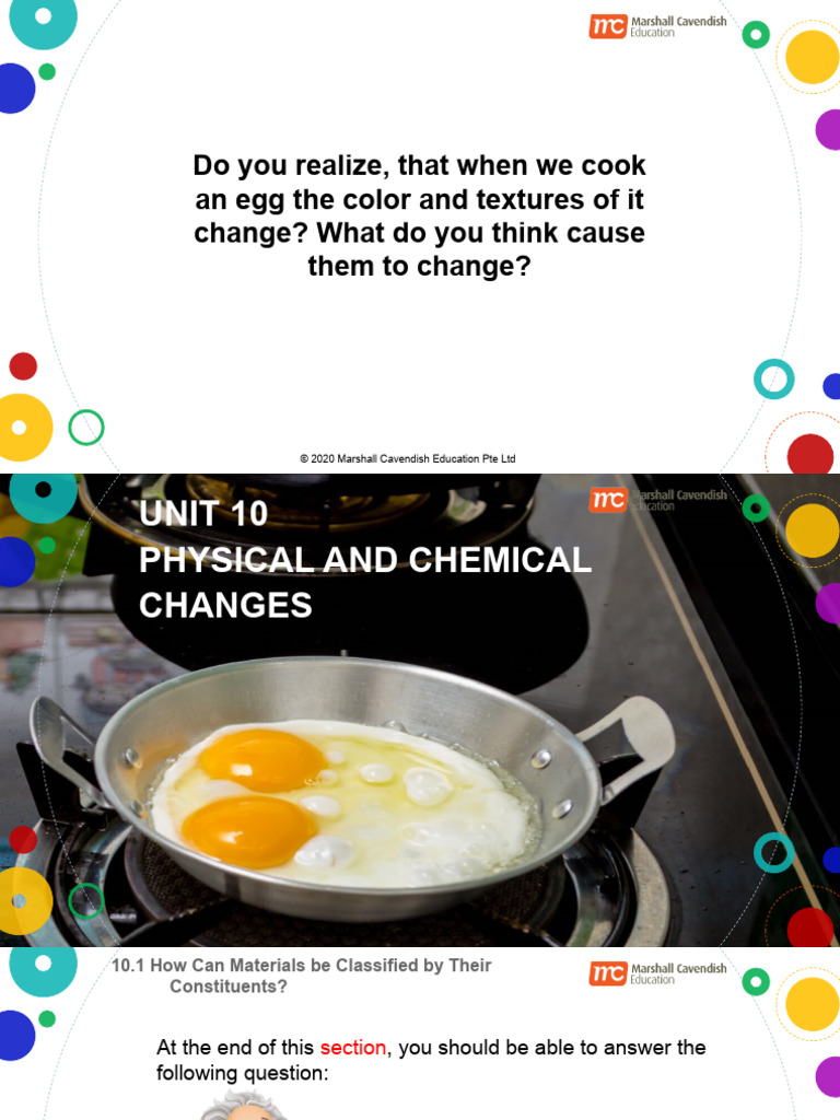 Unit 10 - Physical and Chemical Changes | Download Free PDF | Chemical ...