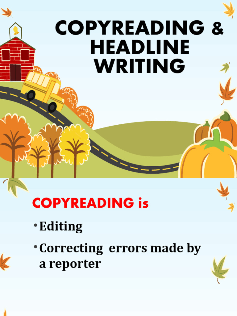 Copyreading New | PDF | Copy Editing | Jargon