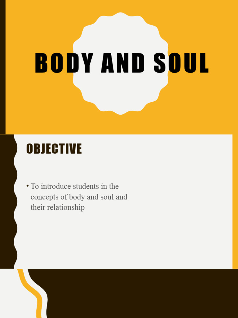 Body and Soul | PDF | Career & Growth | Self-Improvement