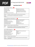 AP Bio Review One pager | PDF