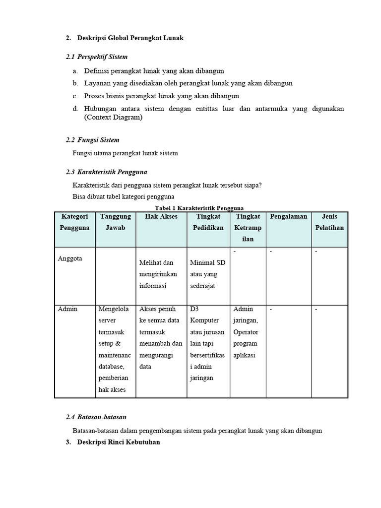 Tugas 3 - Penjelasan Isi Dokumen SKPL | PDF | Komputer