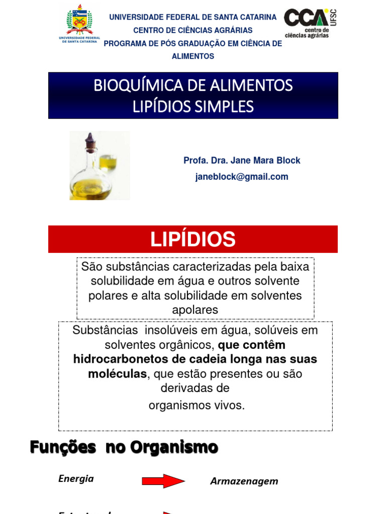 Lipídios Simples: Estrutura e Funções | PDF | Lipídio | Cera