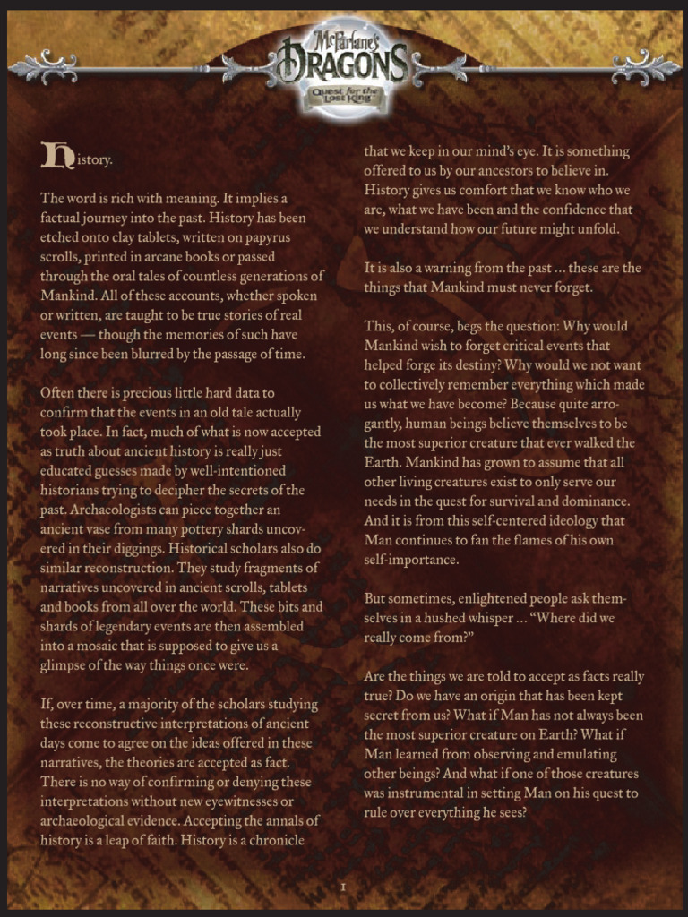 The Hidden Legacy of Dragons | PDF | Dragon