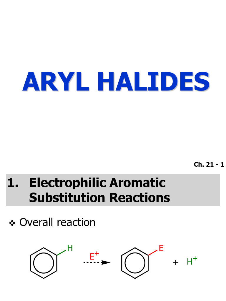 Aryl Halides | PDF | Organic Chemistry | Chemistry