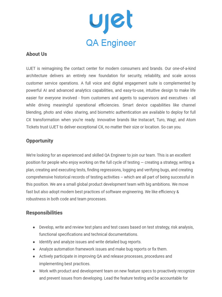 QA Engineer | PDF | Selenium (Software) | Computing