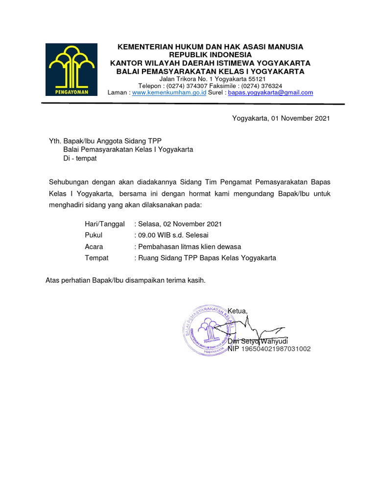 Sidang TPP 02-11-2021 A.N. Arif Rahmat Sucipto | PDF