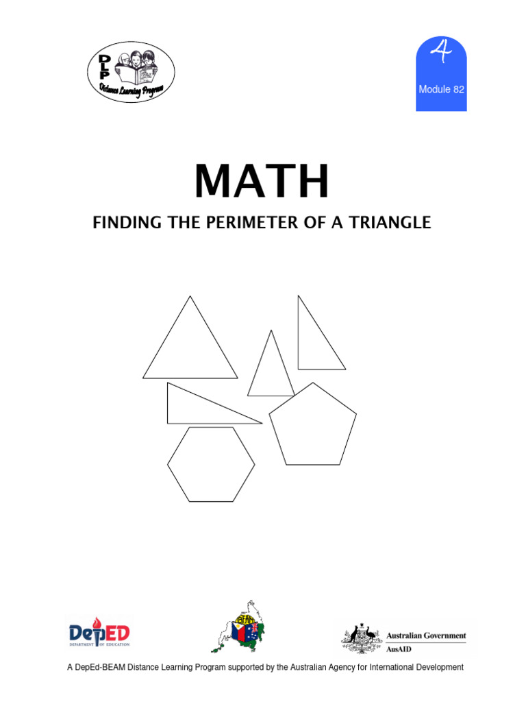 Math 4 DLP 82 - Finding The Perimeter of A Triangle | PDF | Elementary ...