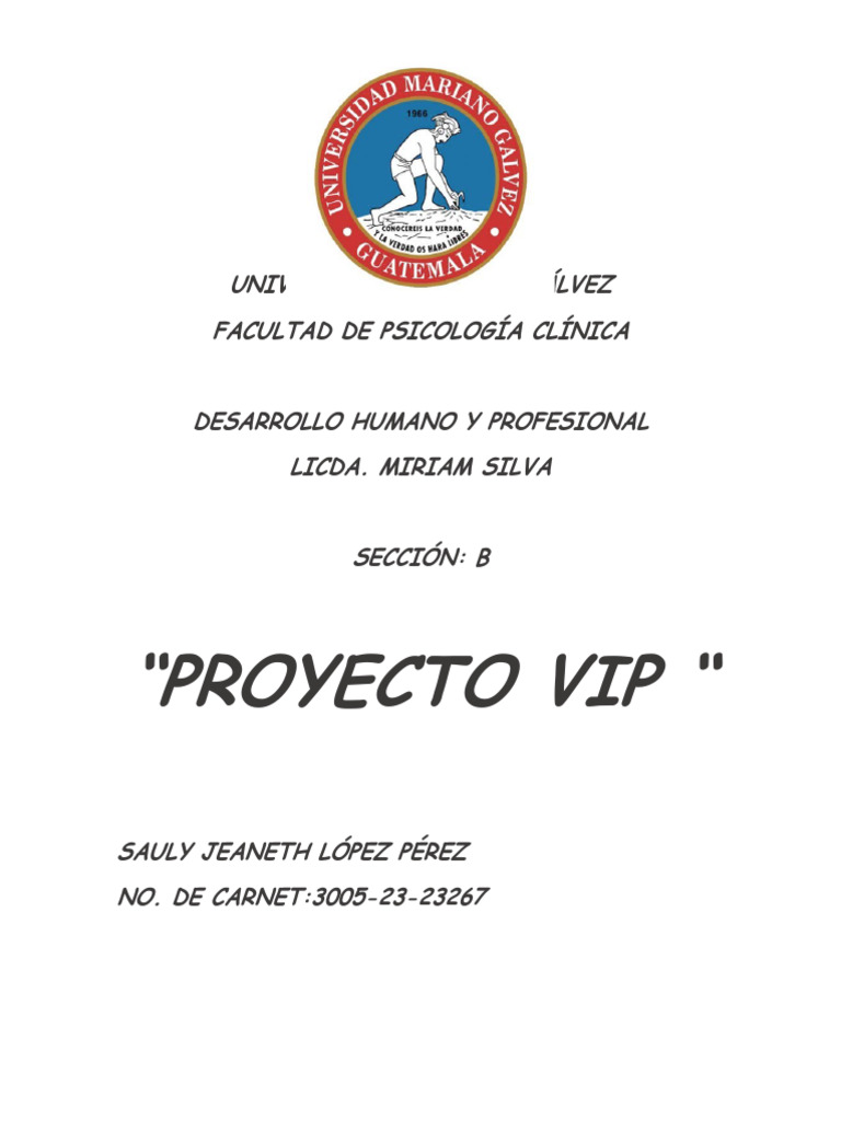 Proyecto Vip | PDF