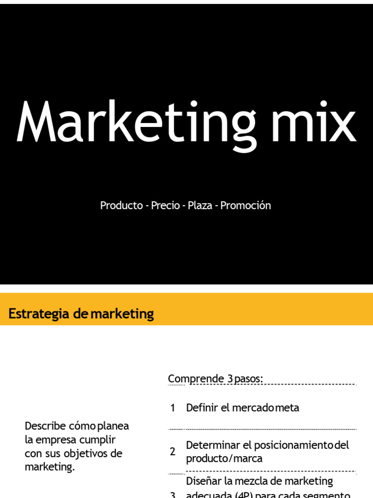 4 Ps marketing_mix_producto | PDF | Marketing | Producto (Negocio)
