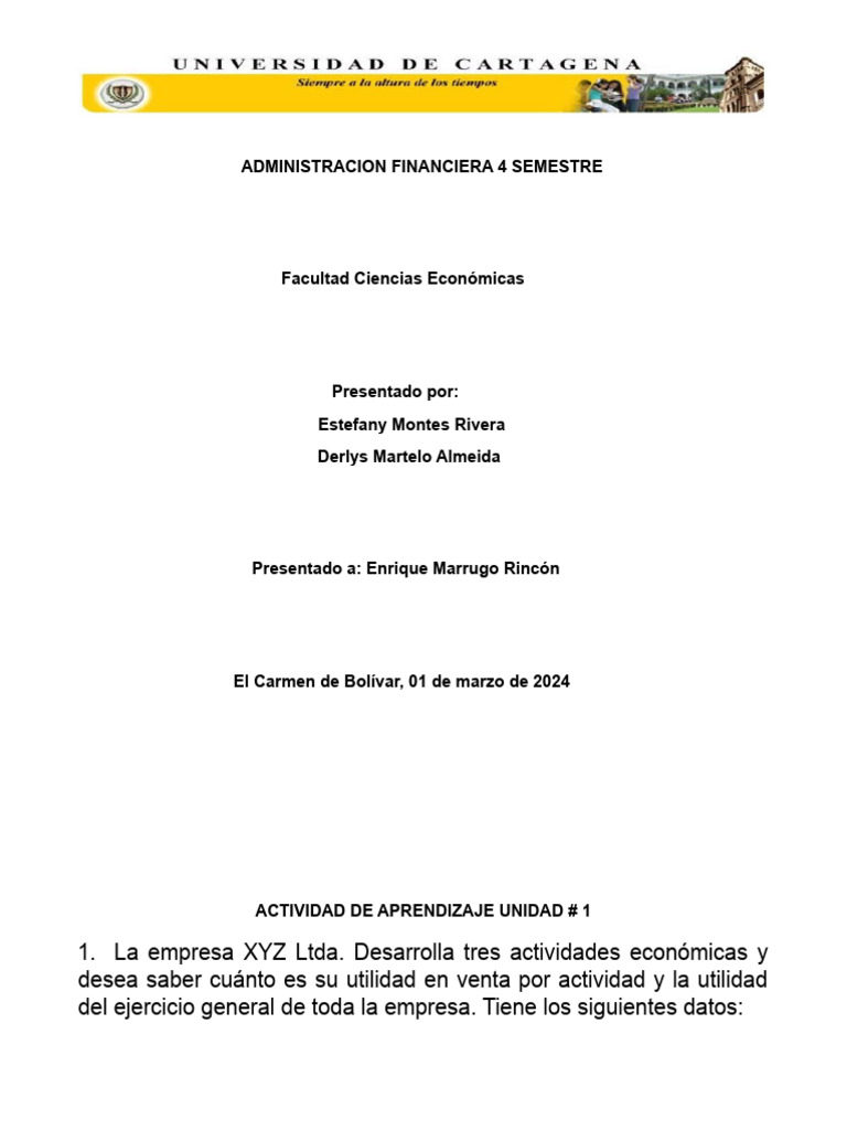 ACTIVIDAD_DE_APRENDIZAJE__UNIDAD[1] F.D.C | PDF | Business | Costo de producción Teoría del valor