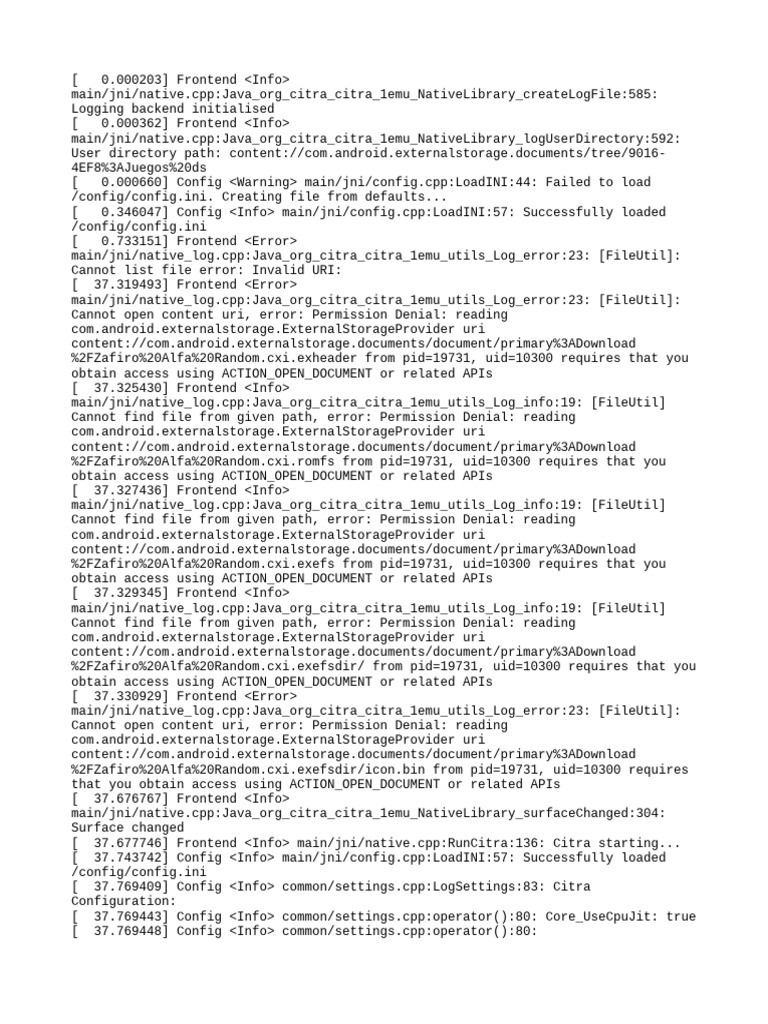 Citra Log - Txt.old | PDF | File System | Computer Engineering