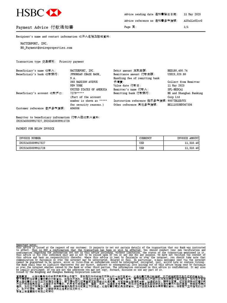 Payment Advice | PDF