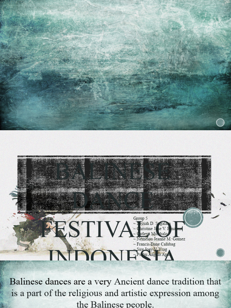 MAPEH-Balinese-dance-Festival | PDF | Dances | Performing Arts