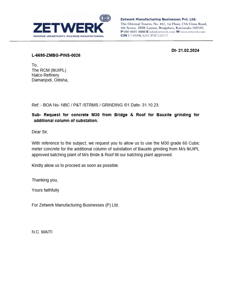 BAUXITE Letter - TO TIKS | PDF