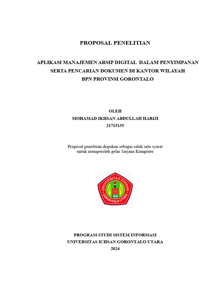 Rev 1 Proposal Wisuda Iksan Periksa | PDF | Komputer