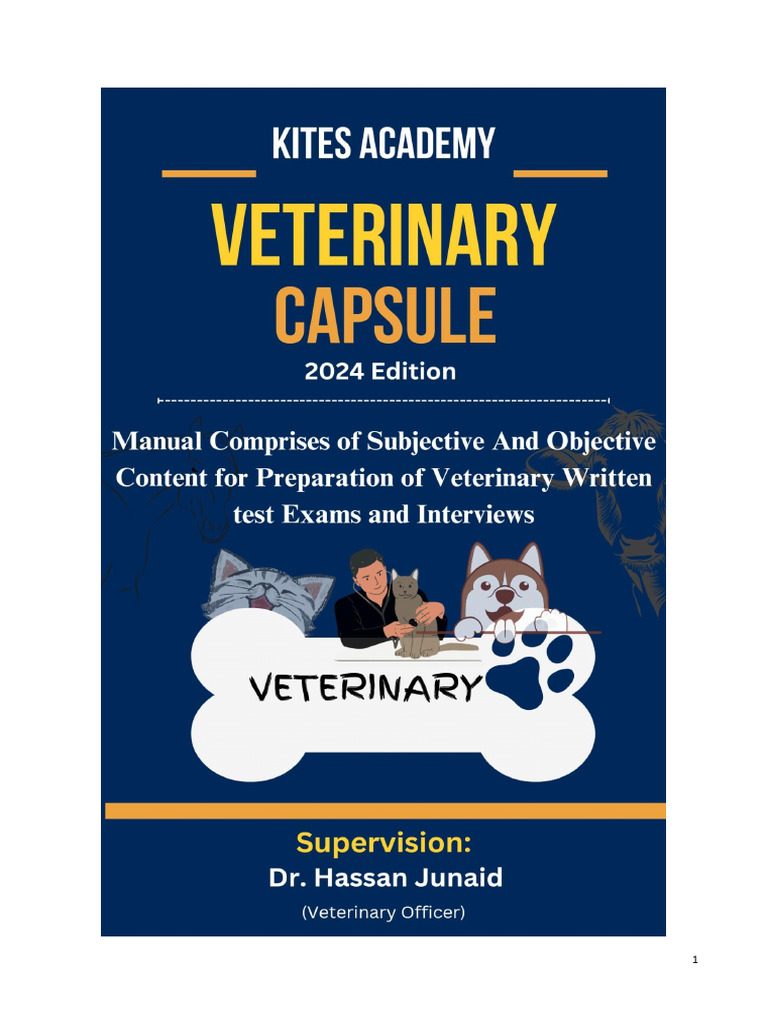 Veterinary Capsule 2024 | PDF | Dominance (Genetics) | Zygosity