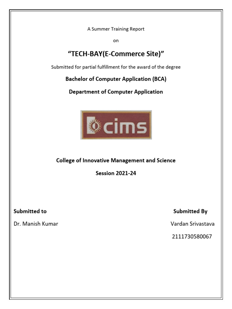 CIMS Project Report | PDF | Dynamic Web Page | Php CIMS Project Report | PDF | Dynamic Web Page | Php