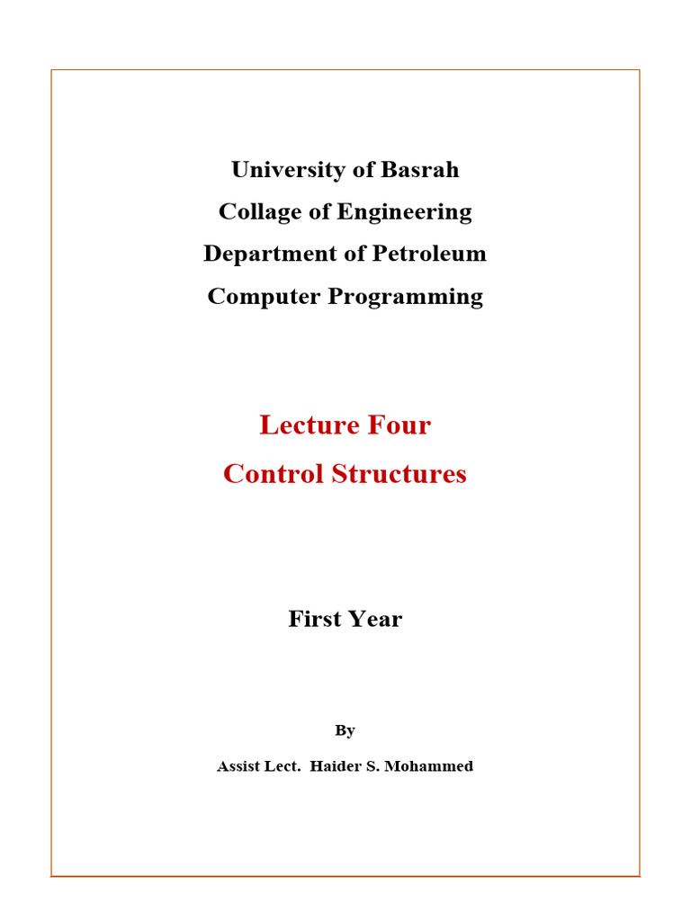 Visual Basic Control Structures Explained | PDF | Control Flow | Computer Programming