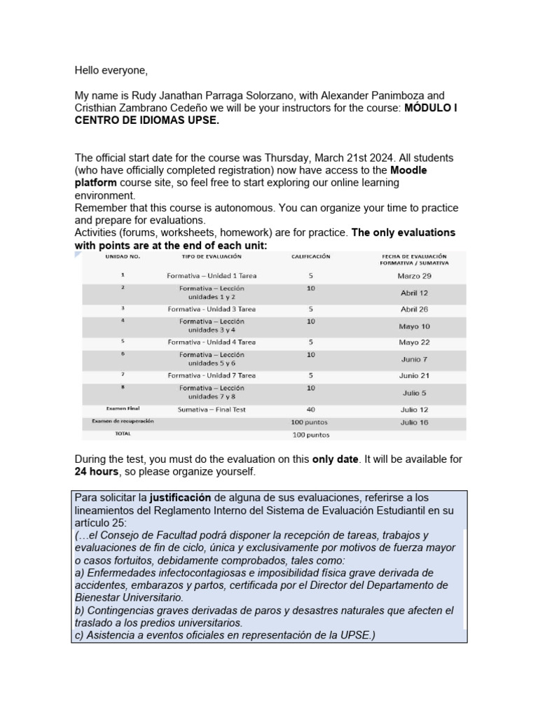 Welcome Modulo I | PDF | Behavior Modification