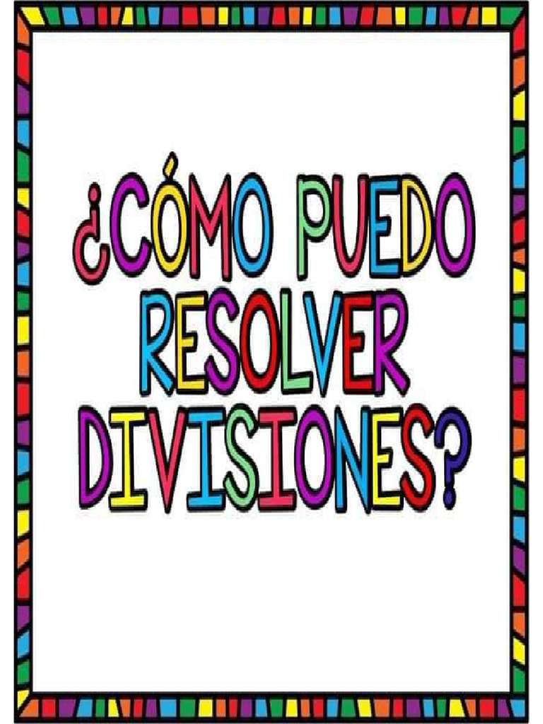 Pasos para Resolver Divisiones | PDF