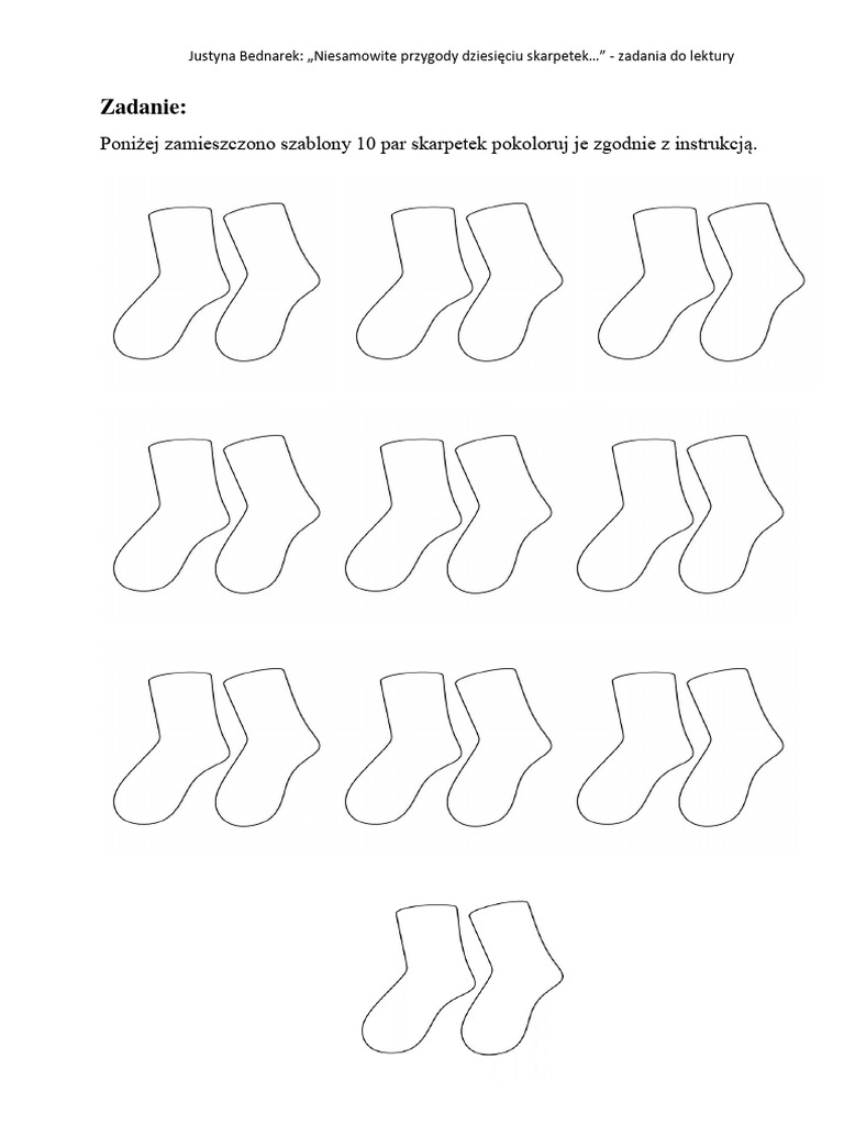 Zadanie Skarpetki 10+Par | PDF