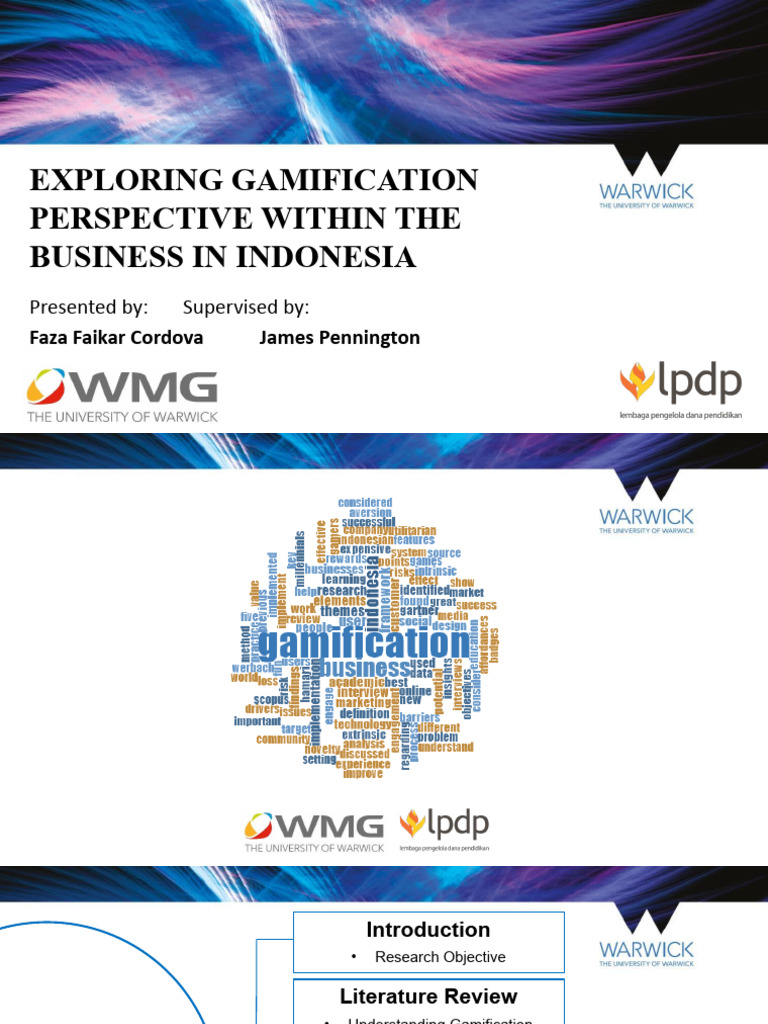 Exploring Gamification Within Business in Indonesia | PDF | Motivation ...