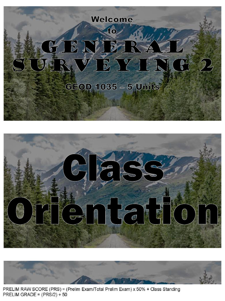 1 General Surveying 2-1 240414 191631 | PDF | Sea Level | Surveying