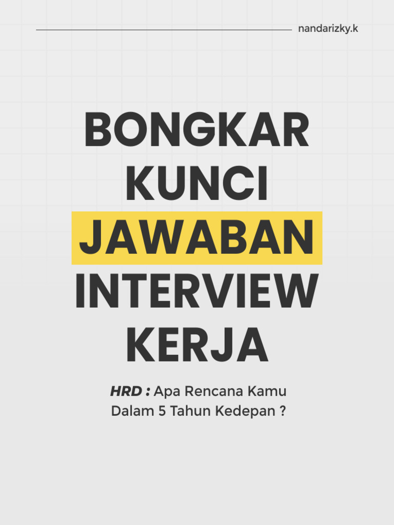 Rencana 5 Tahun Kedepan-1 | PDF
