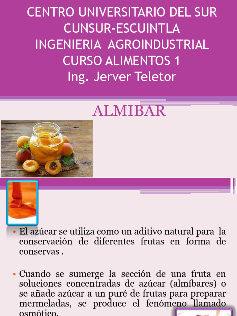 Almibar, Mermelada, Jalea, Ate Yotros | PDF | Fruta | Alimentos