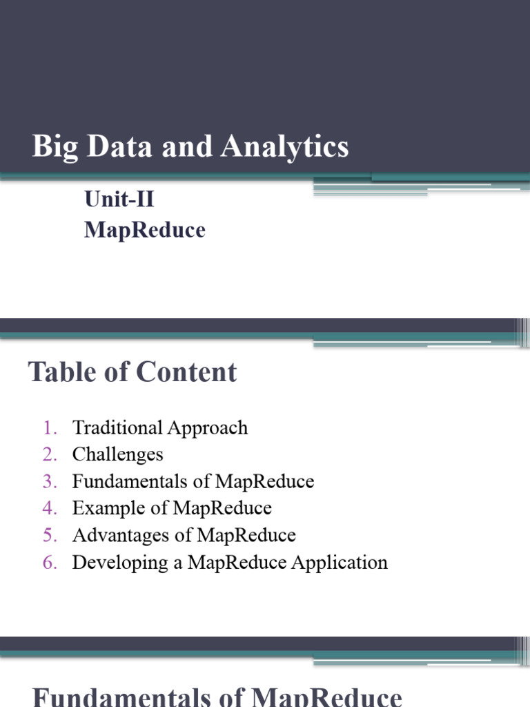 Unit-2 (MapReduce-I) | PDF | Map Reduce | Apache Hadoop