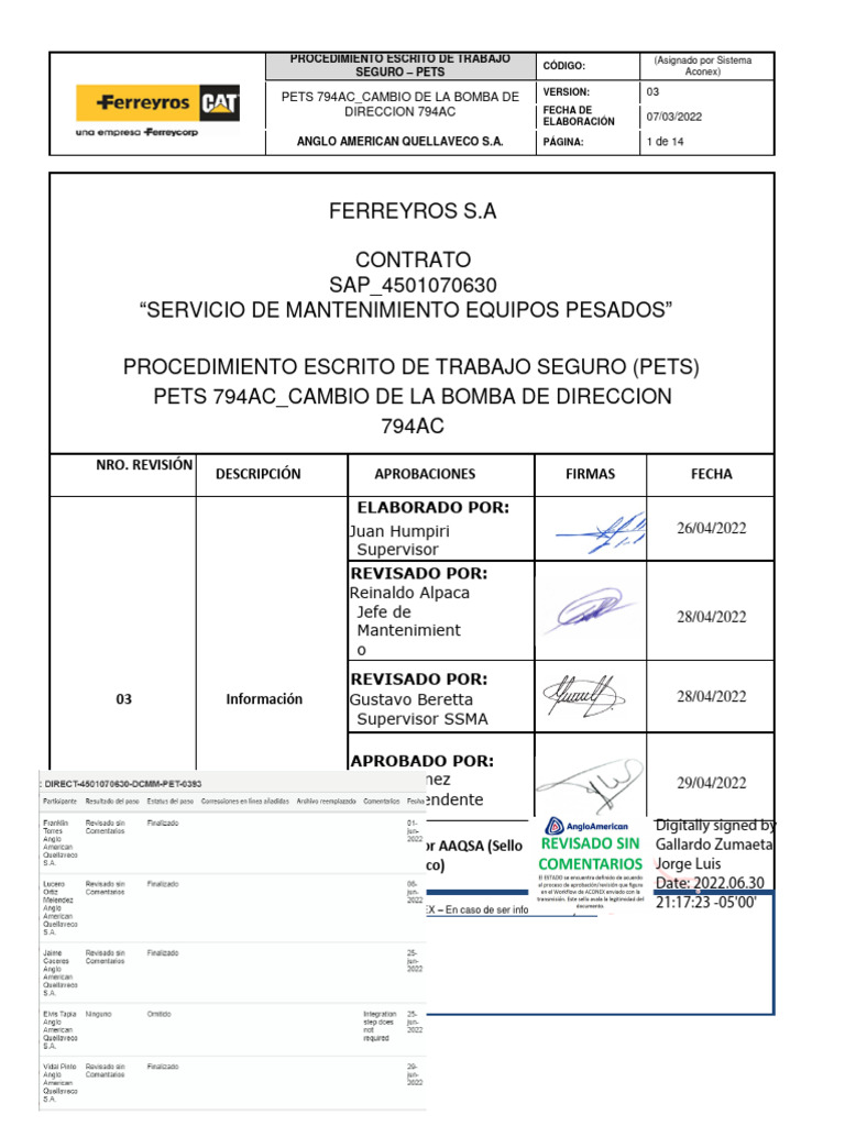 Pets Cambio de La Bomba de Direccion 794ac | PDF | Bomba | voltaje