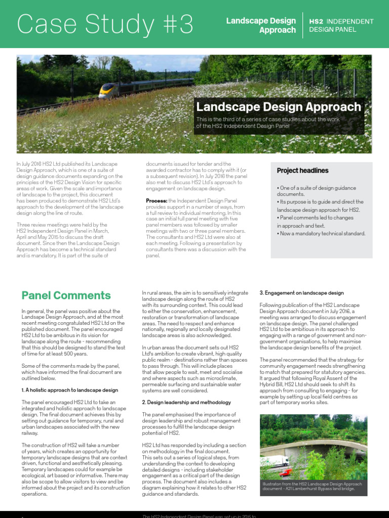 HS2 Landscape Design Standards | PDF | Expert | Landscape