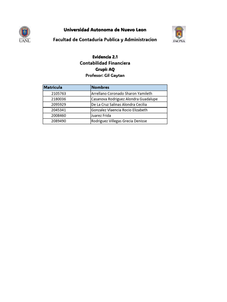 Ev2.1 Contafin | PDF