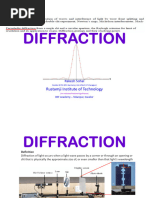 Fraunhofer Double Slit Diffraction | PDF | Diffraction | Applied And Interdisciplinary Physics