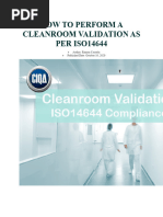 Cleanroom Validation Protocol | PDF | Applied And Interdisciplinary ...
