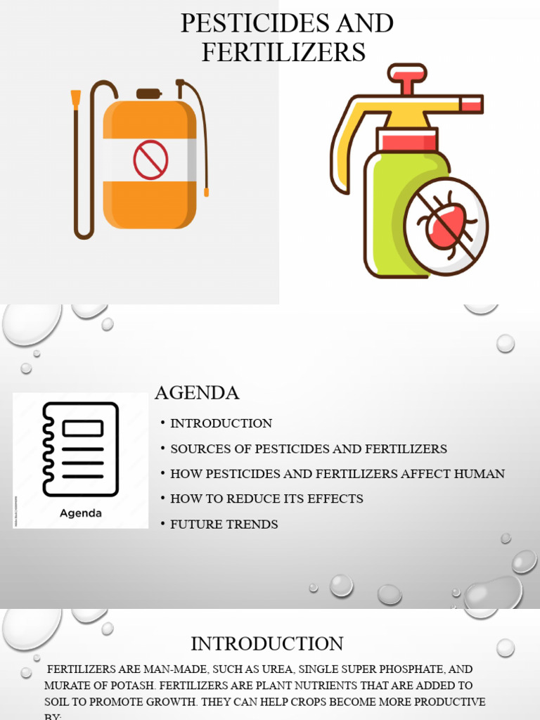 Pesticides and Fertilizers: Impact and Trends | PDF | Pesticide ...