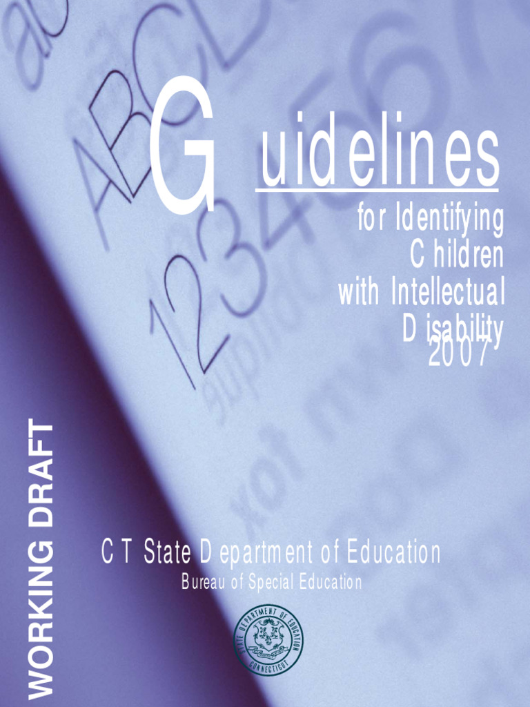 guide_intellectualdisability2007 | PDF | Intellectual Disability ...