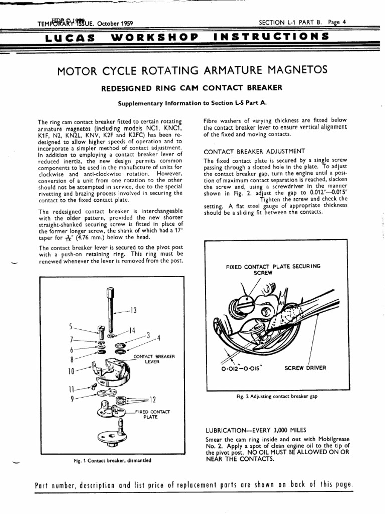 Motor Cycle Rotating Armature Magnetos, Sec L-5, PT A, Supp | PDF