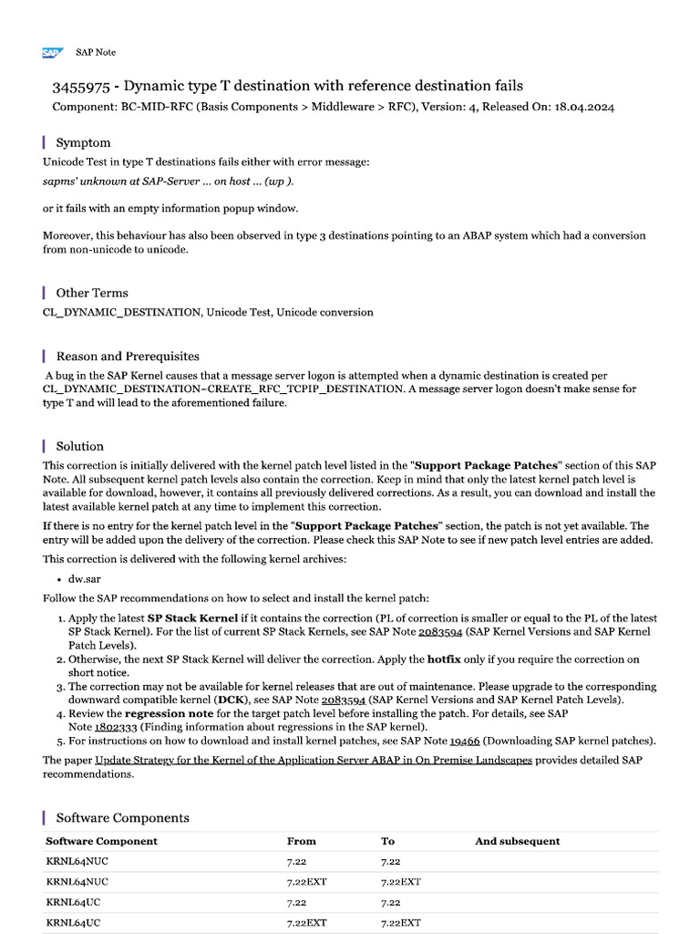 Dynamic Type T Destination With Reference Destination Fails v4 | PDF