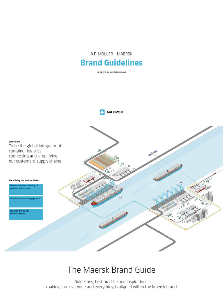 The Maersk Brand Guidelines | Download Free PDF | Typefaces | Typography