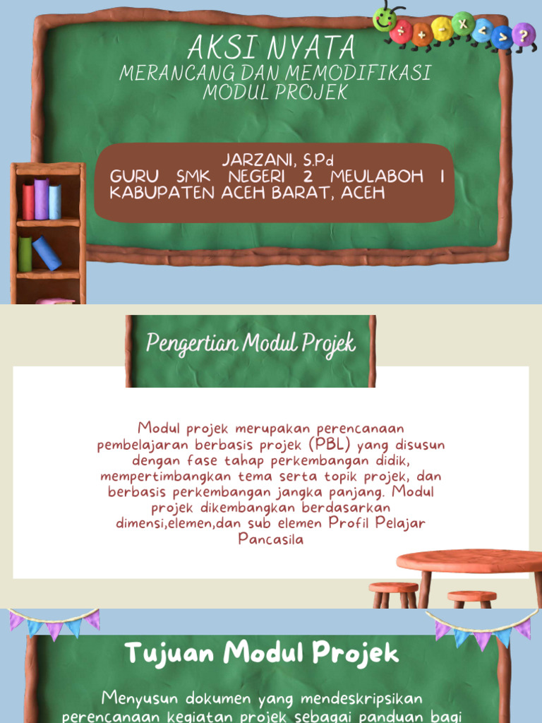 Contoh Modul Projek Pembelajaran PBL | PDF | Karier & Perkembangan ...