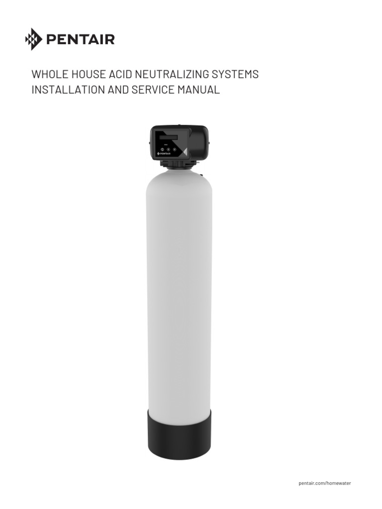 Whole House Acid Neutralizer Iom | PDF | Plumbing | Tap (Valve)