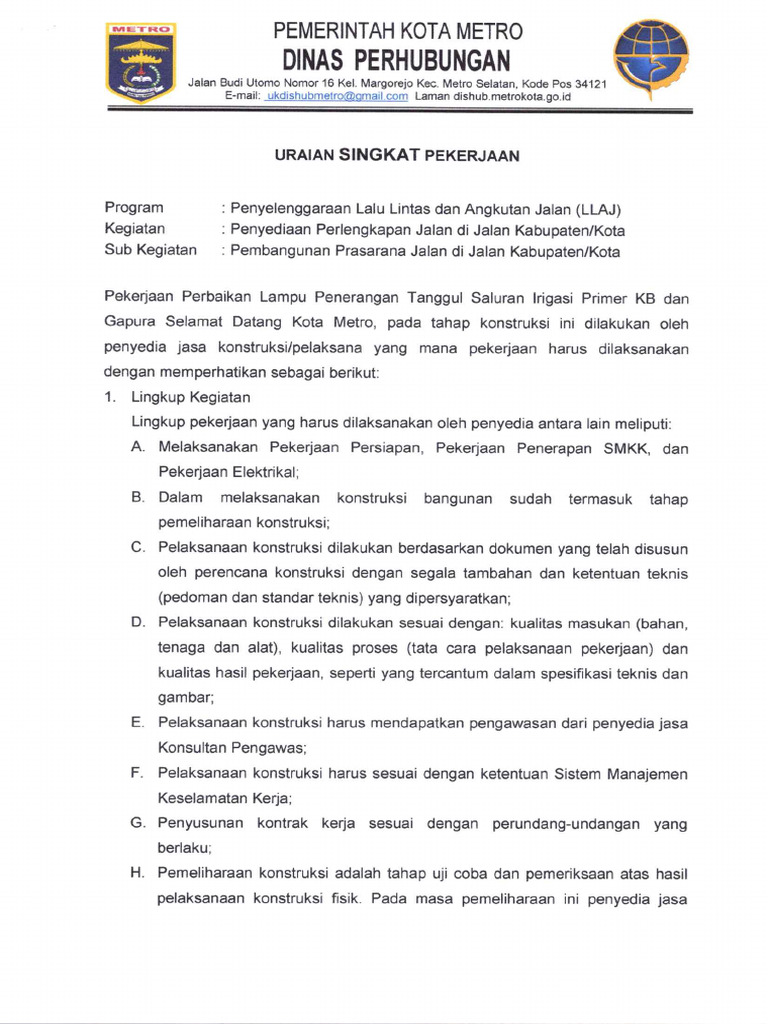 Uraian Singkat Perbaikan 2024 | PDF